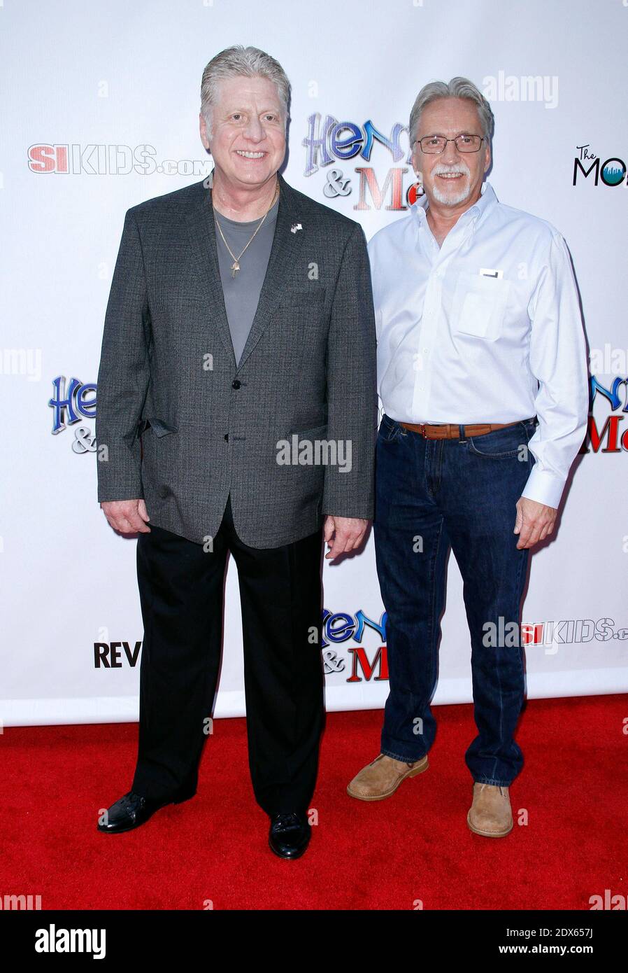 Danny Mantle and David Mantle attend the Henry & Me premiere at the ...