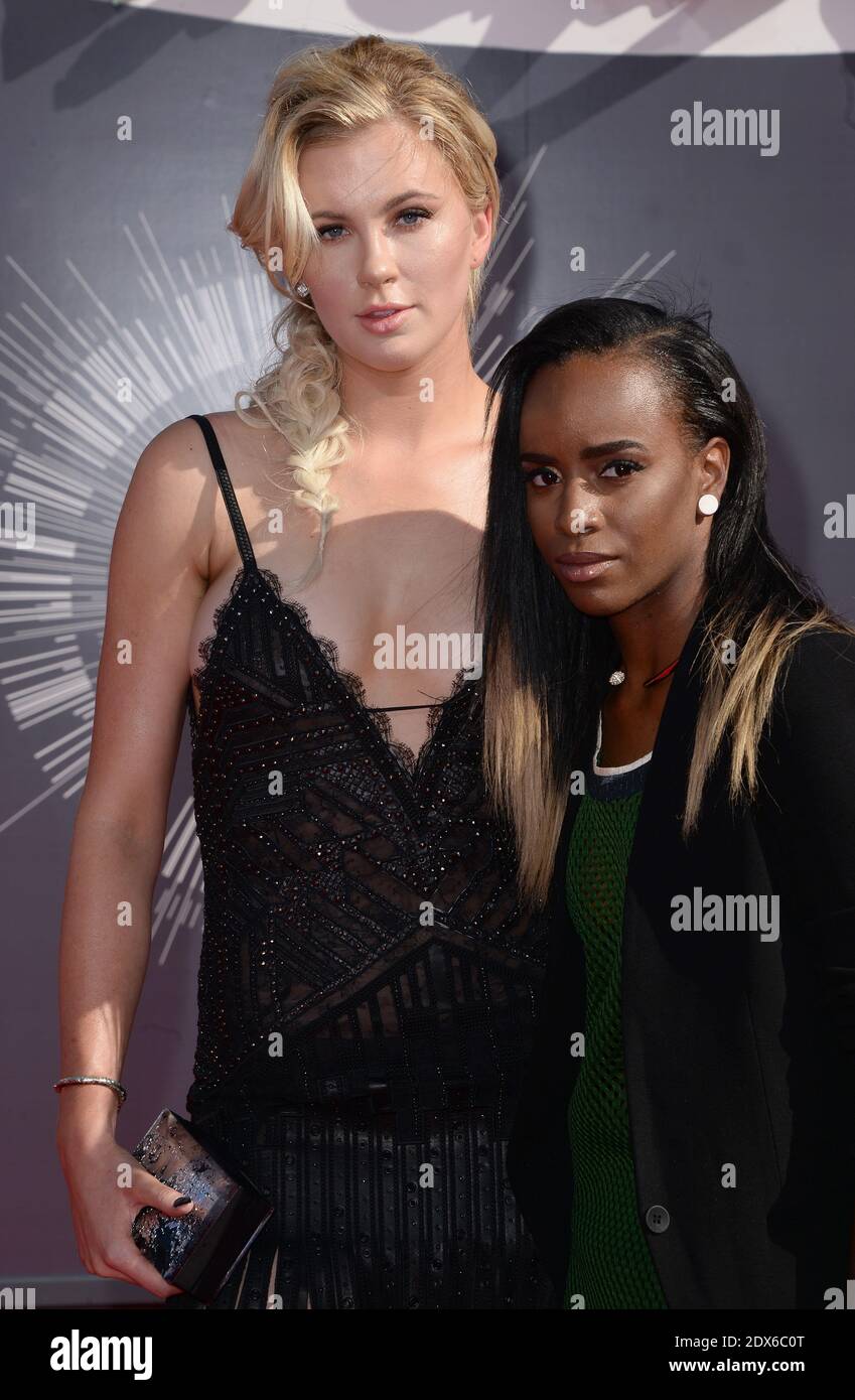 Ireland Baldwin and Angel Haze attend the 2014 MTV Video Music Awards ...