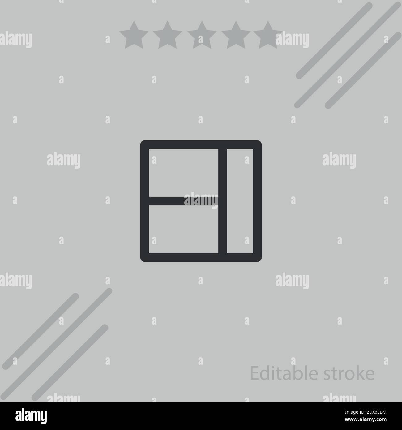 layout vector icon modern simple vector illustration Stock Vector Image ...