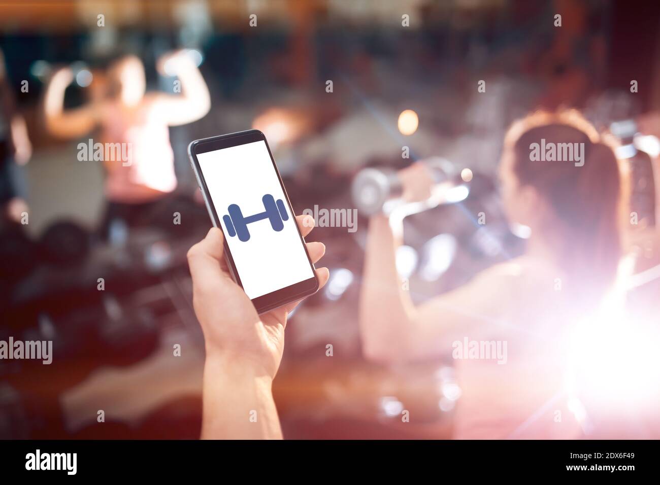 Lifting smartphone hi-res stock photography and images - Alamy