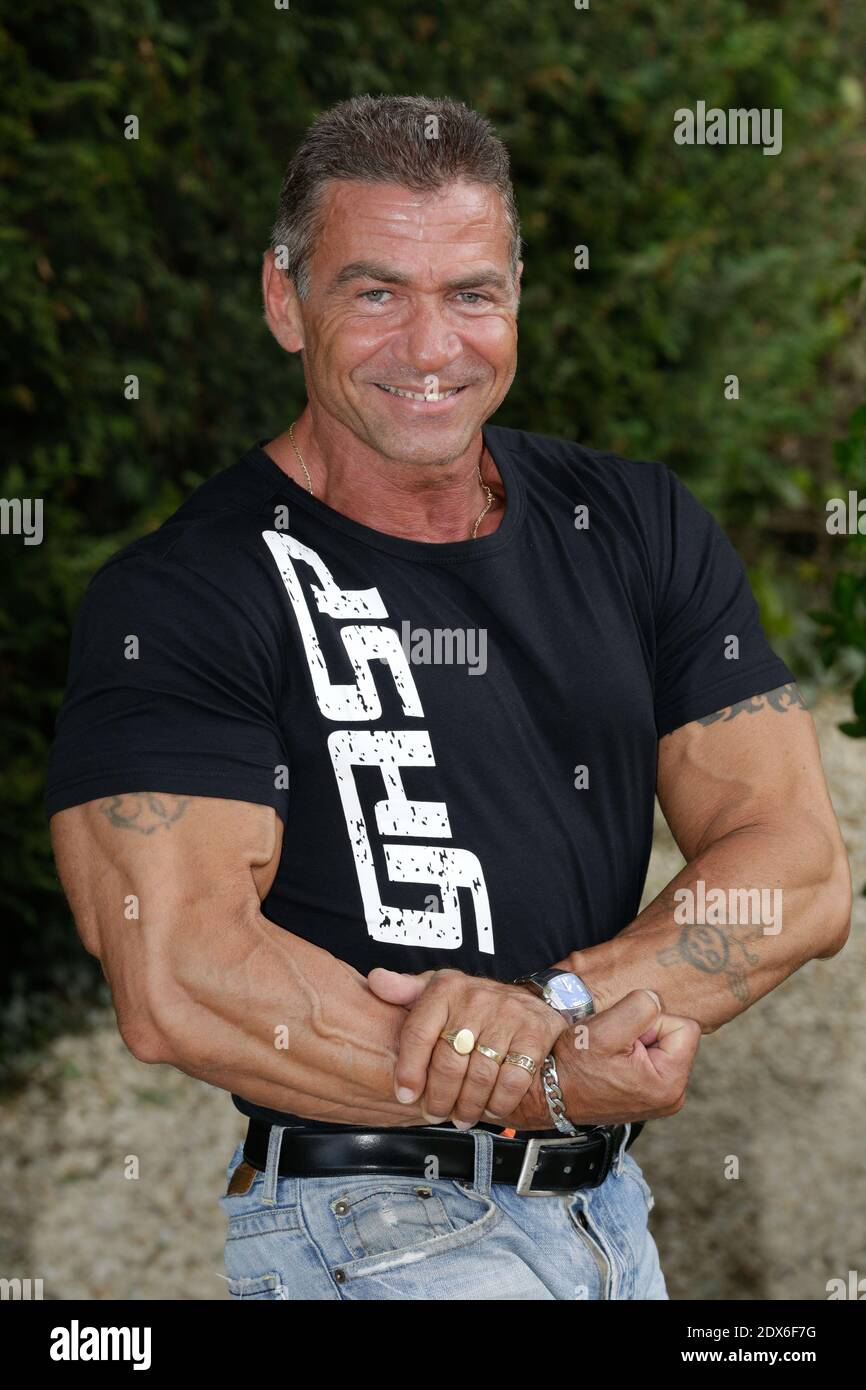 Francois Yolin Gauvin poses for the photocall of 'Bodybuilder' during ...