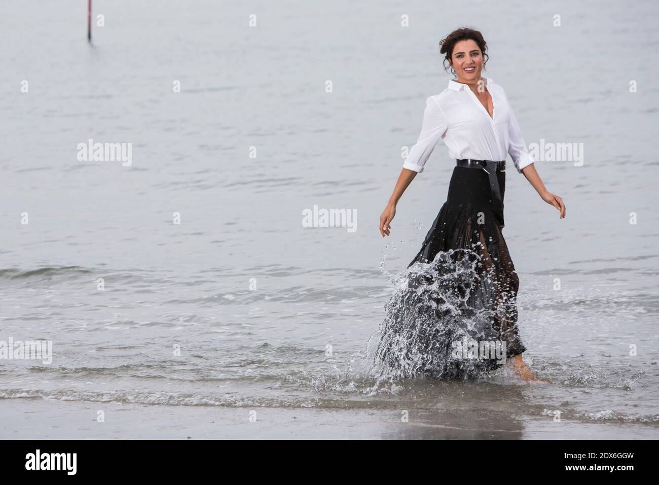 Italian actress Luisa Ranieri attends a pre-opening photocall for the ...