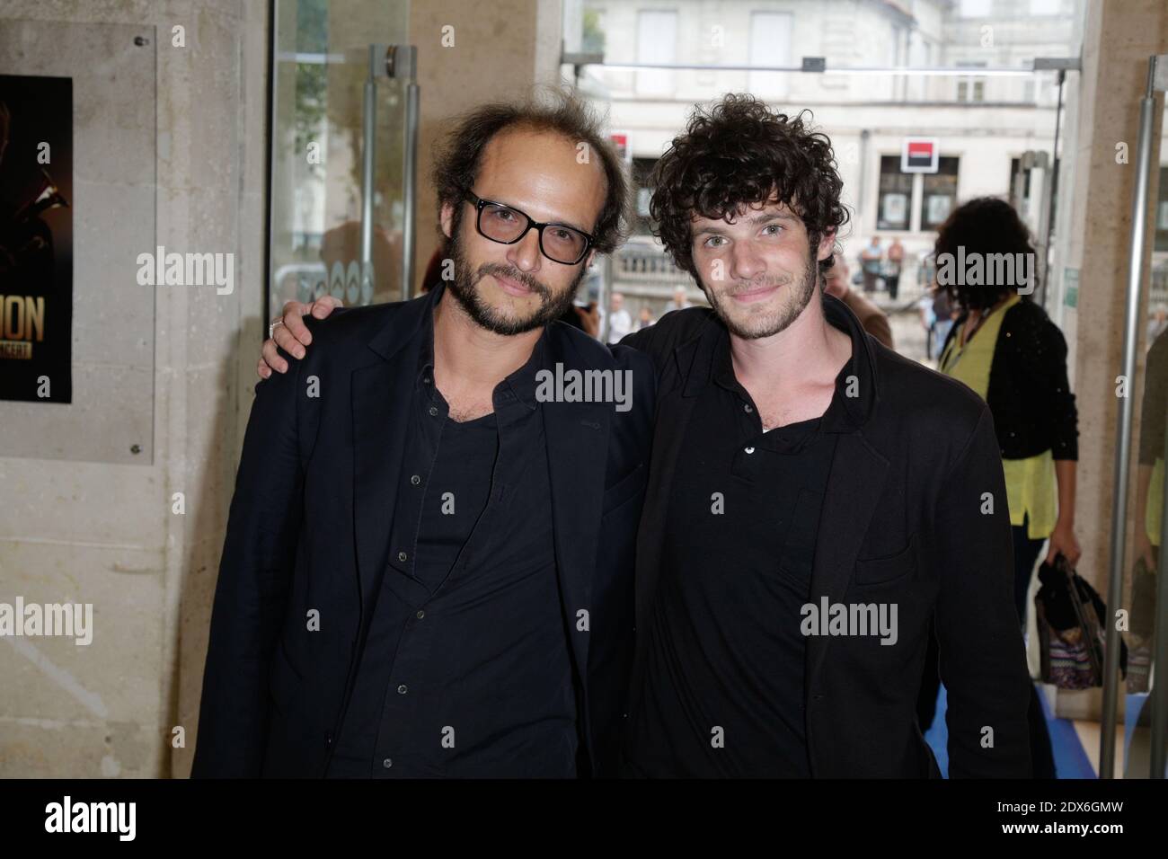 Thomas Liiti and Felix Moati attending the closing ceremony of the 7th ...