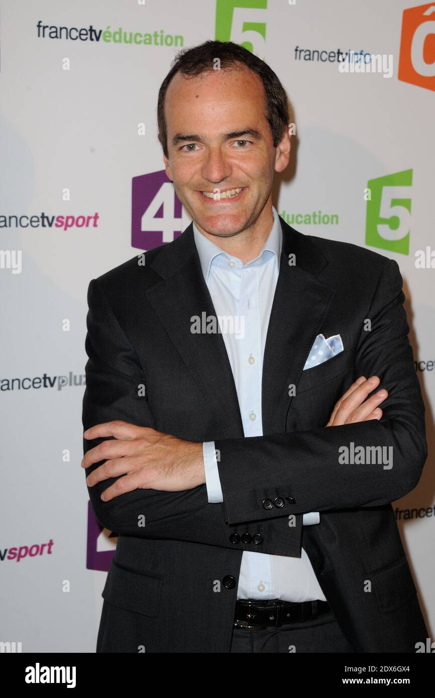 Franck Ferrand attending the France Televisions annual press conference ...