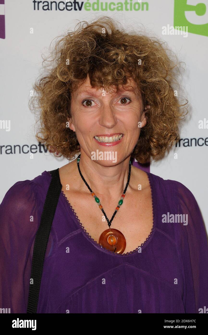 Noëlle Breham attending the France Televisions annual press conference ...