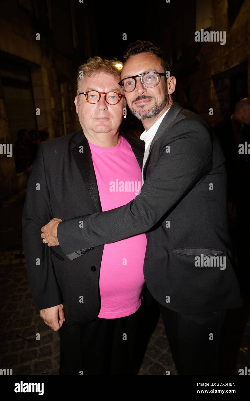 Dominique Besnehard and Patrick Fabre attending the Diner after the ...