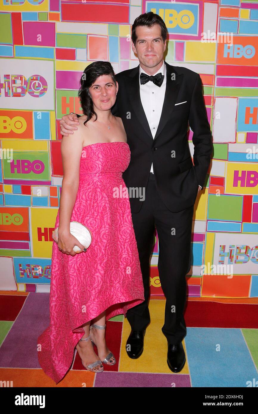 Anne Simons and Timothy Simons attend HBO's Official 2014 Emmy After ...