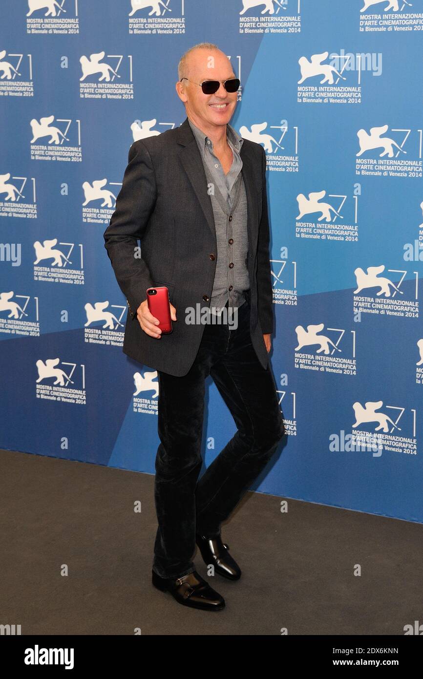 Michael Keaton attending a photocall for the film 'Birdman' (The ...