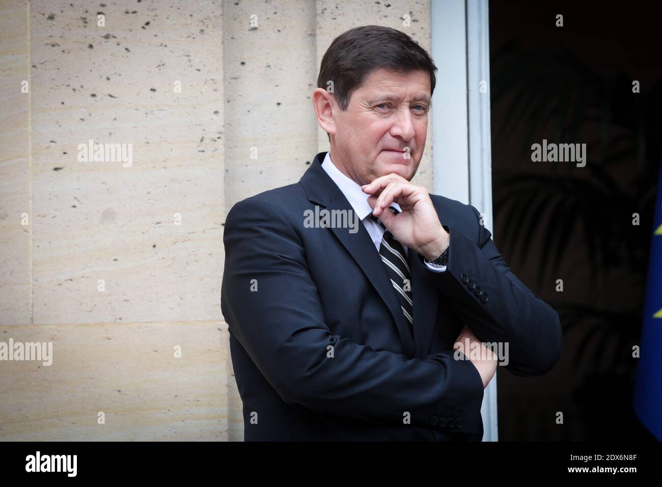 Newly named FrenchMinister of the City, Youth and Sports Patrick Kanner ...