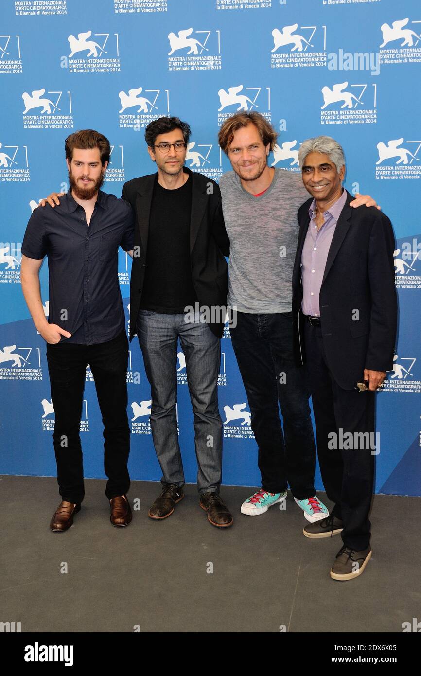Andrew Garfield, Director Ramin Bahrani, actor Michael Shannon and ...