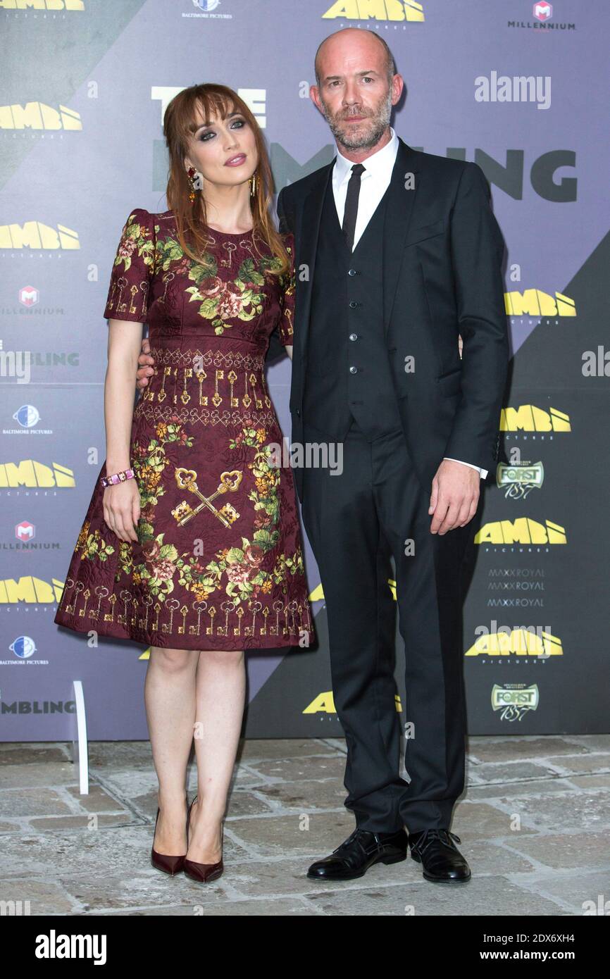 Chiara Francini, Alessandro Genovesi attending the Mimmo Rotella Award ...