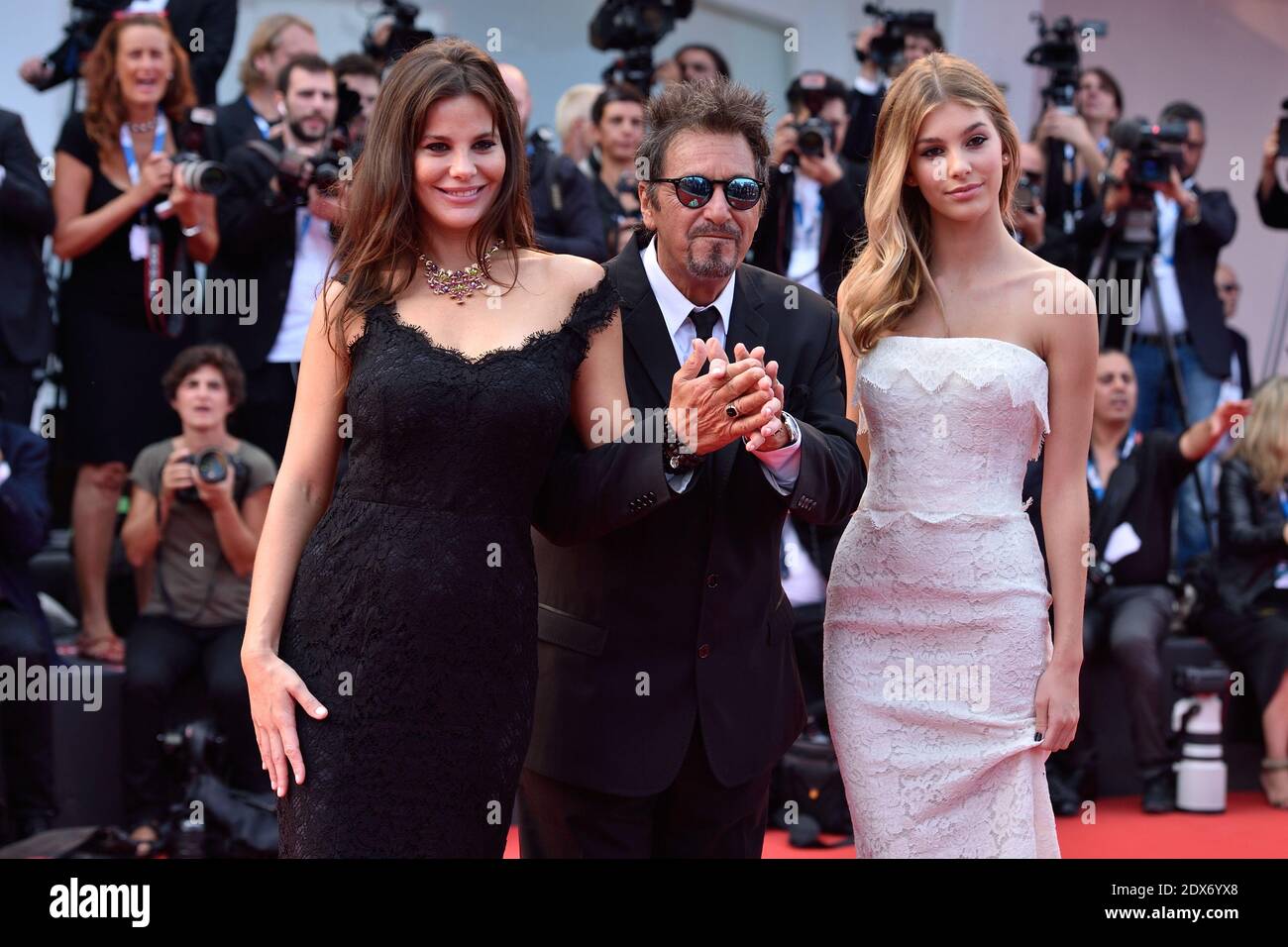 Lucila Sola, Al Pacino and Camila Morrone (Lucila Sola's daughter ...