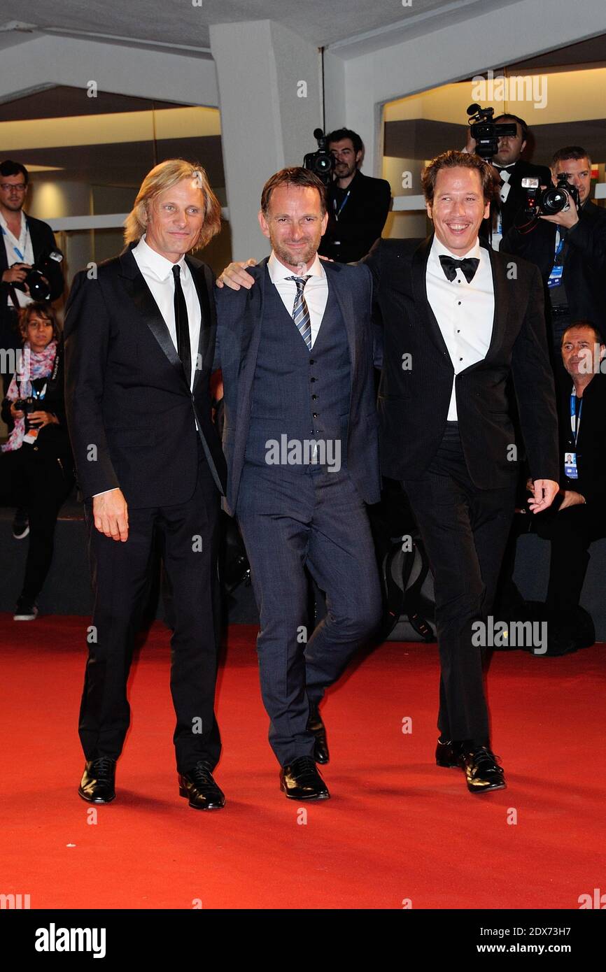 Viggo Mortensen, director David Oelhoffen and Reda Kateb attending the ...