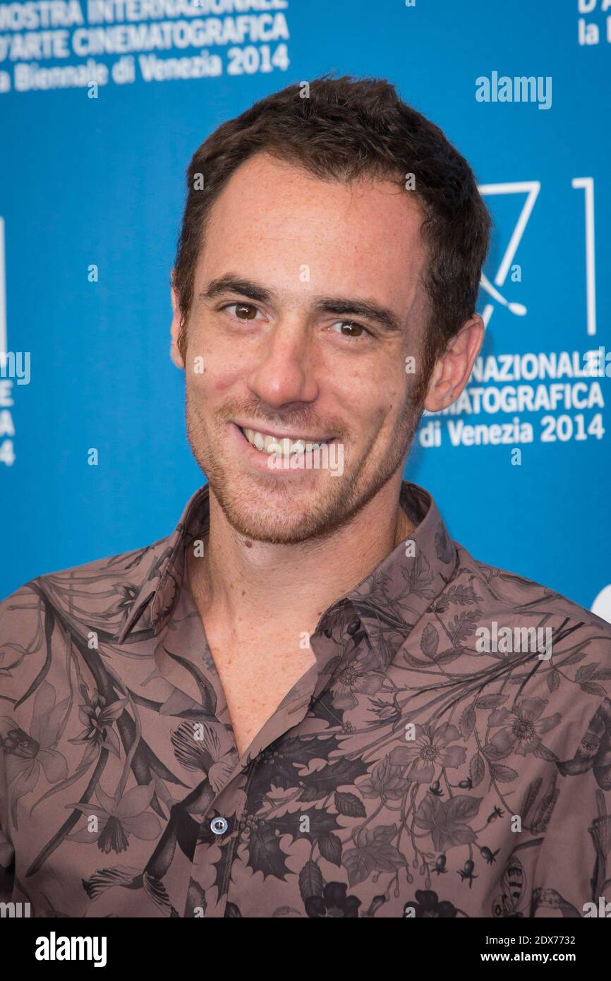 Elio Germano attending the photocall for the movie "Il giovane favoloso" at the 71st Venice Film ...