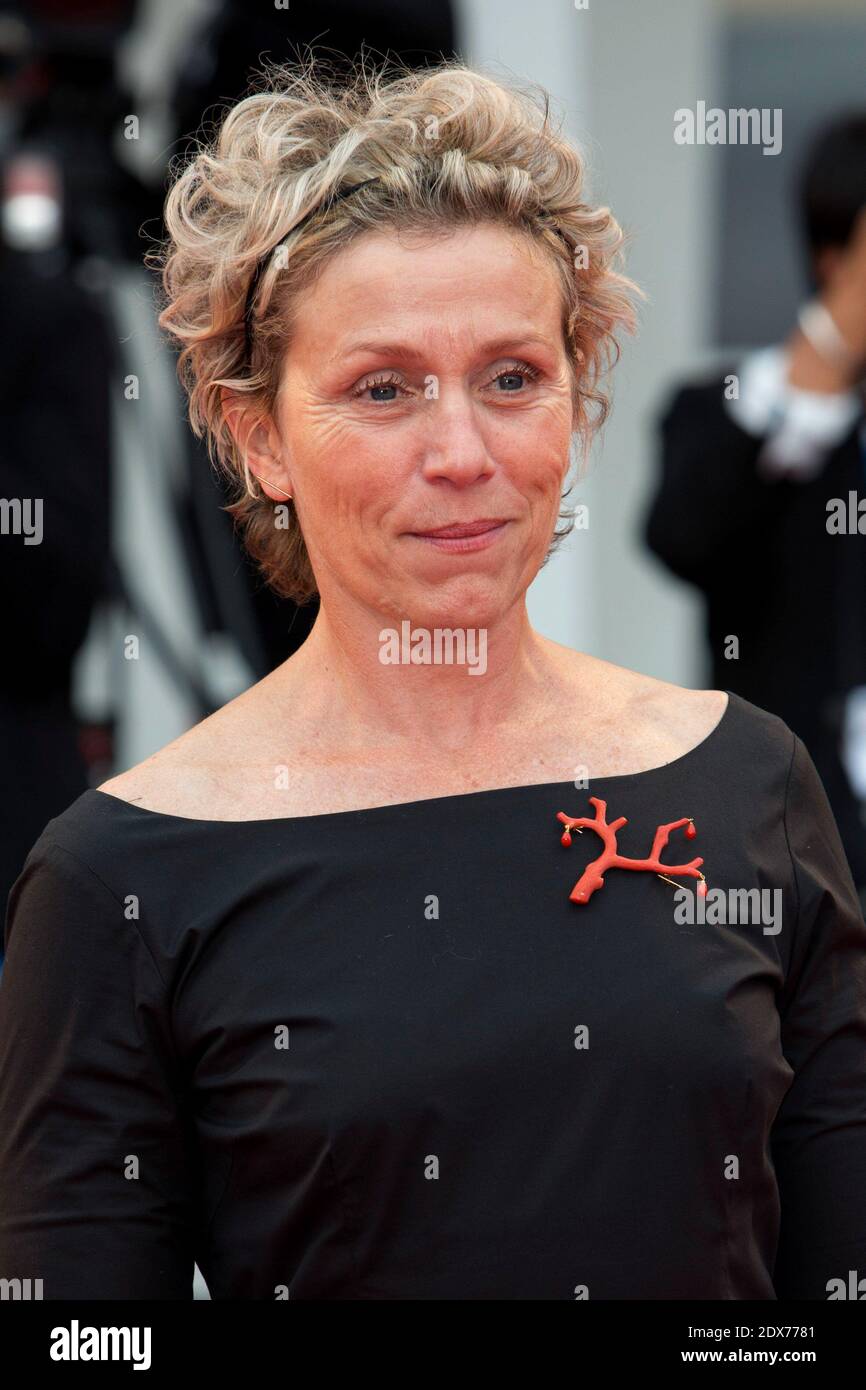 US actress Frances McDormand attending the red carpet of "Olive ...
