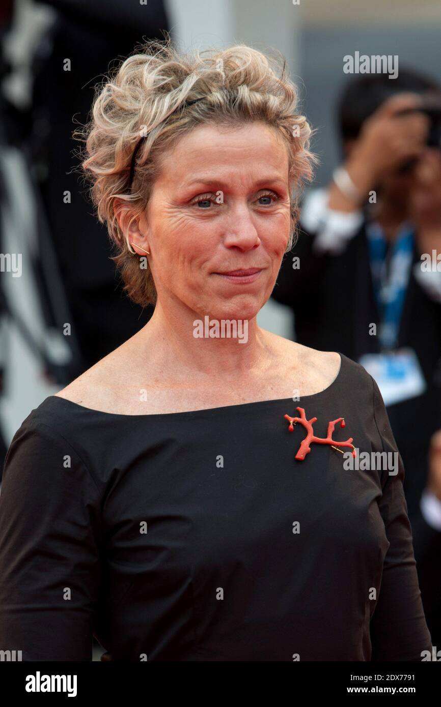 US actress Frances McDormand attending the red carpet of "Olive ...