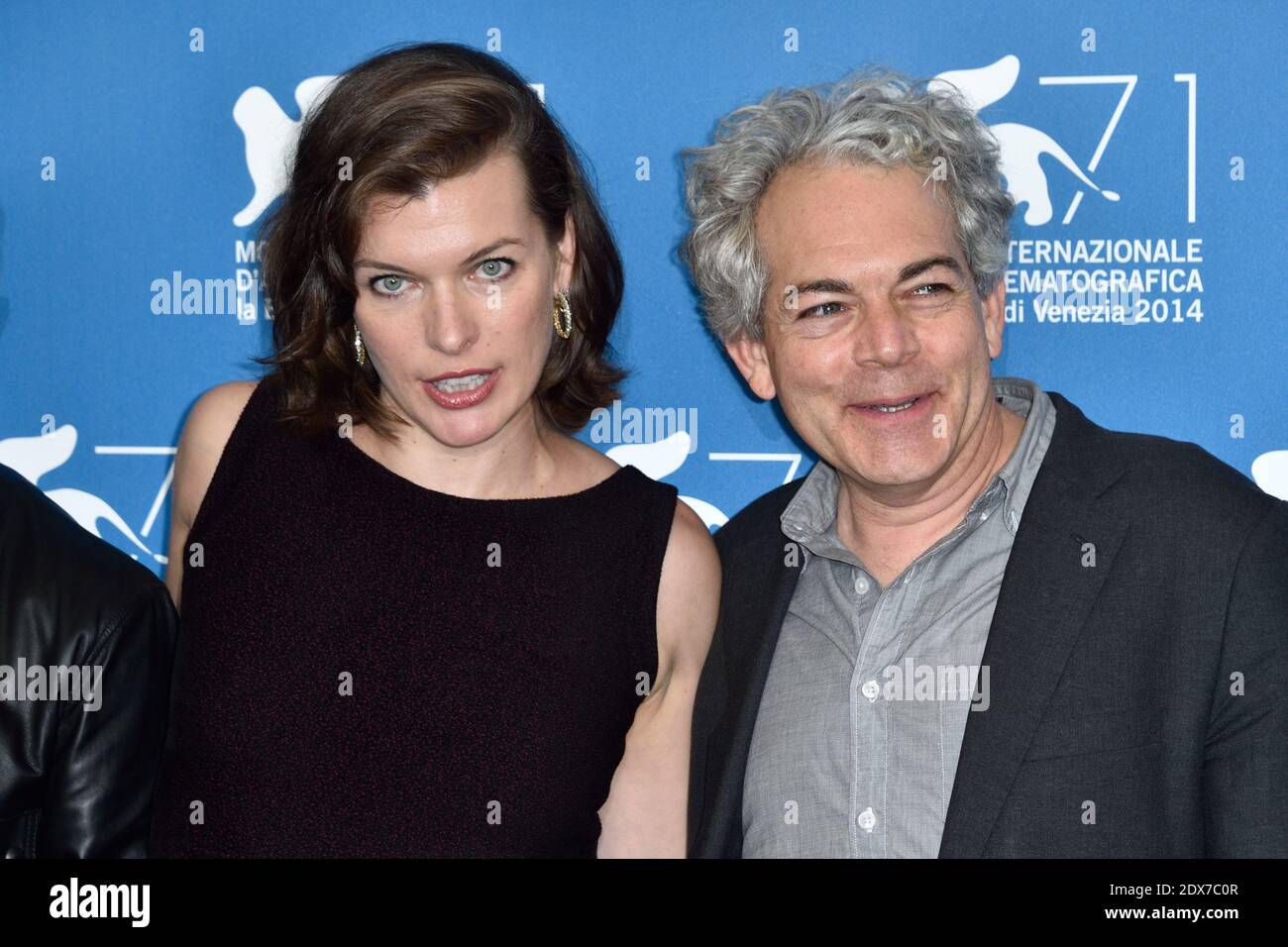 Milla Jovovich and Michael Almereyda attending the photocall for the ...