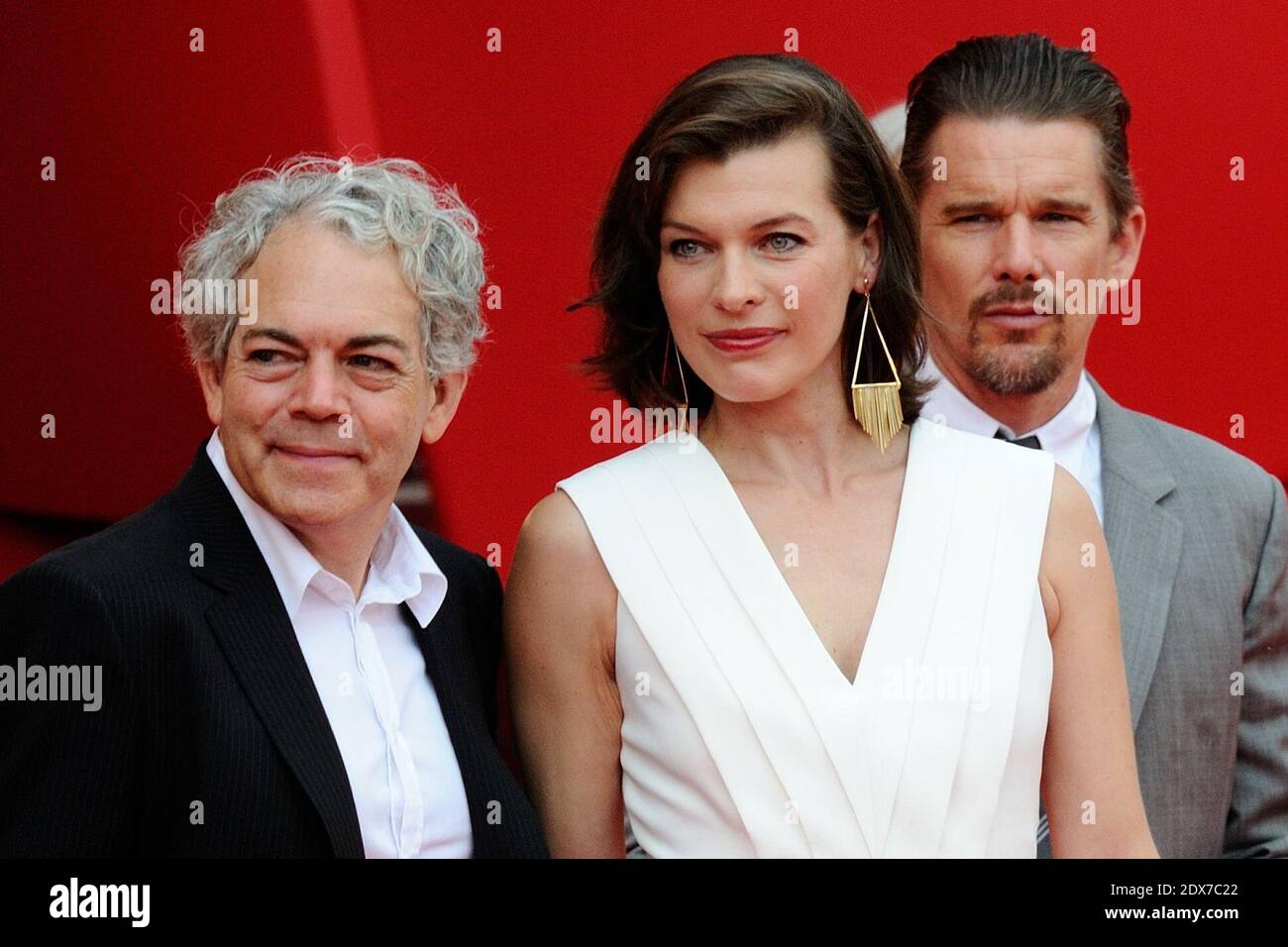 Michael Almereyda, Milla Jovovich and Ethan Hawke attending the ...