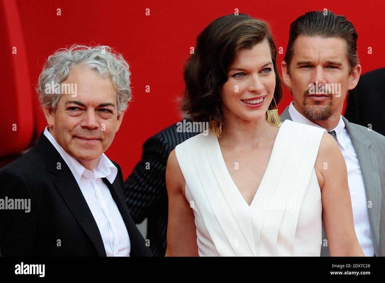 Michael Almereyda, Milla Jovovich and Ethan Hawke attending the ...