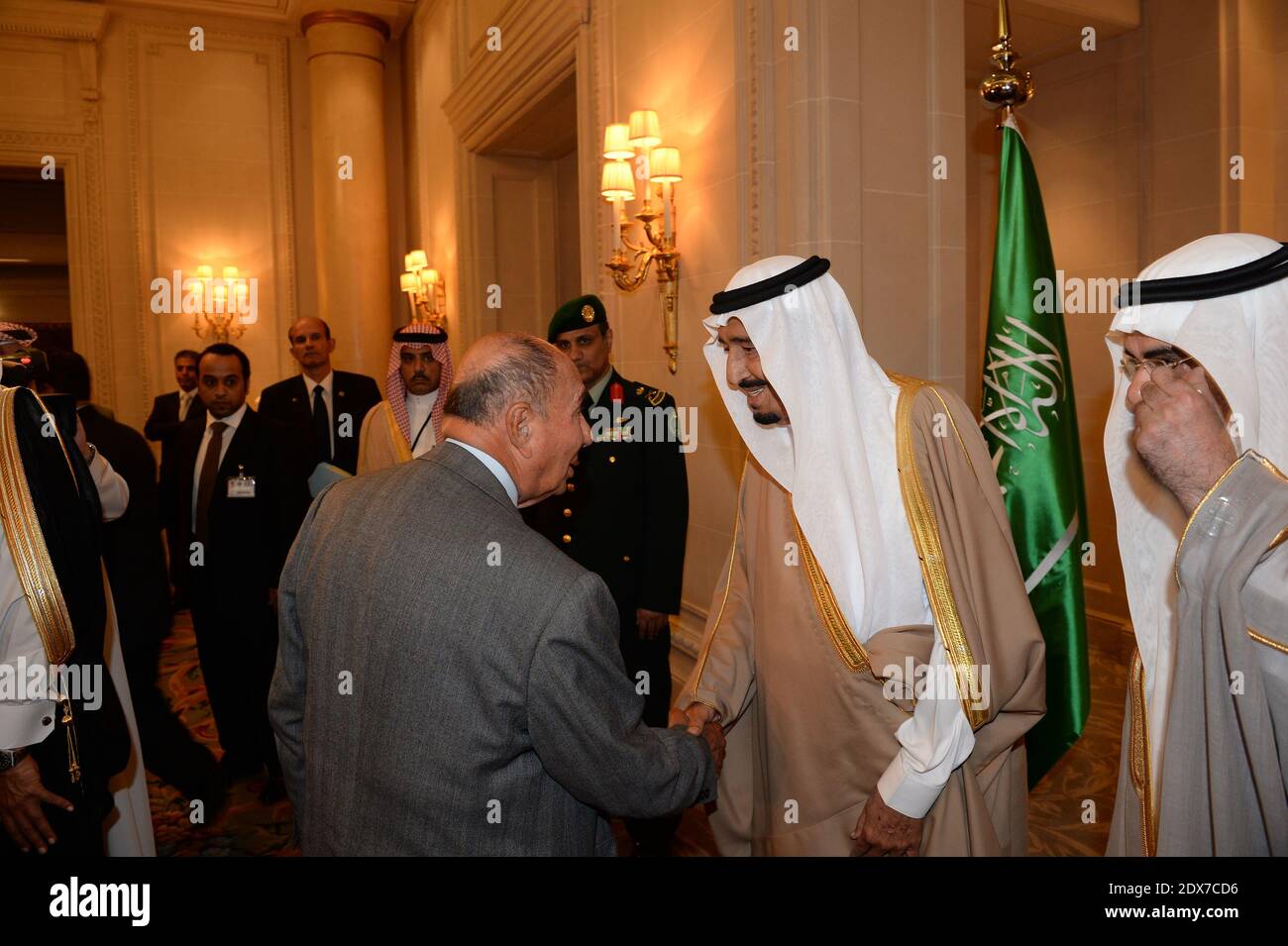Saudi Crown Prince Salman Bin Abdulaziz Al Saud (Saoud) receives Serge ...