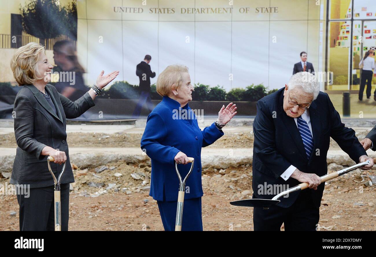 Former Secretaries of State Henry A. Kissinger, Madeleine K. Albright ...