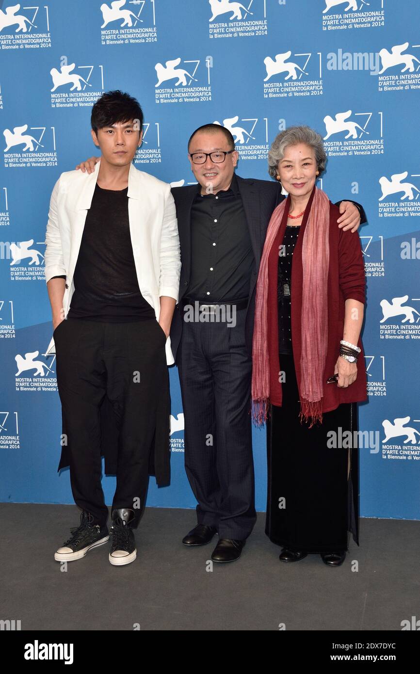 Actor Qin Hao, Director Wang Xiaoshuai and actress Lu Zhong attending ...
