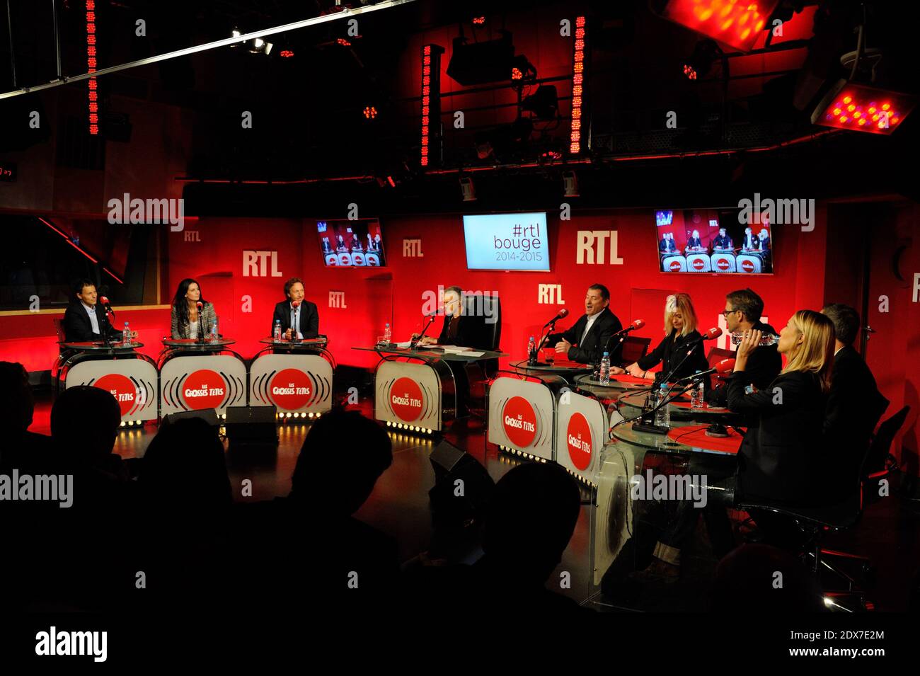 Radio Anchors attending RTL radio station annual press conference in ...
