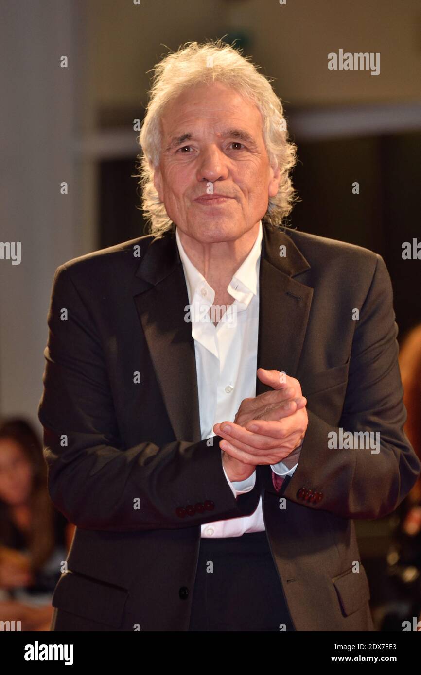 Abel Ferrara arriving for the premiere of the film Pasolini during the ...