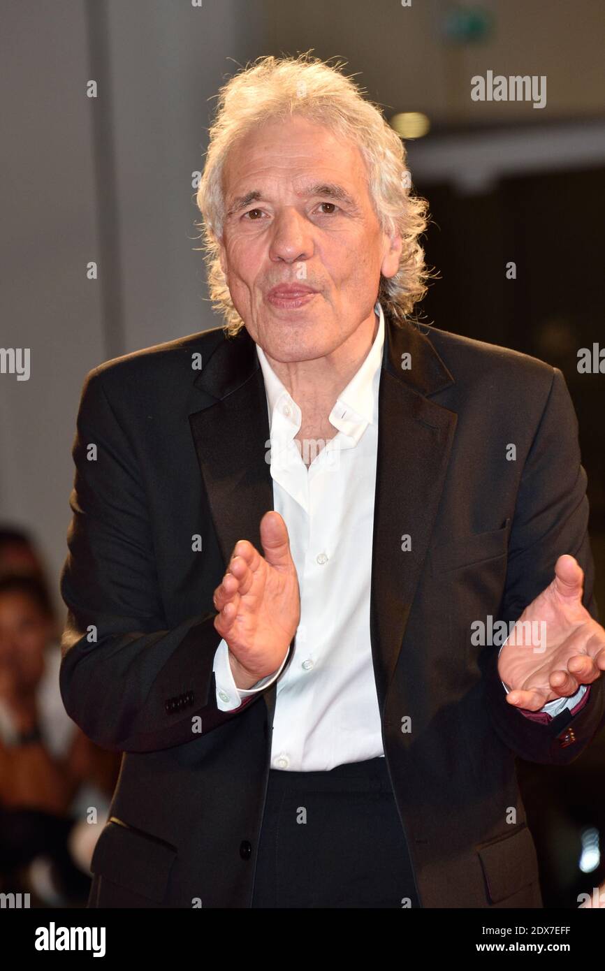 Abel Ferrara arriving for the premiere of the film Pasolini during the ...