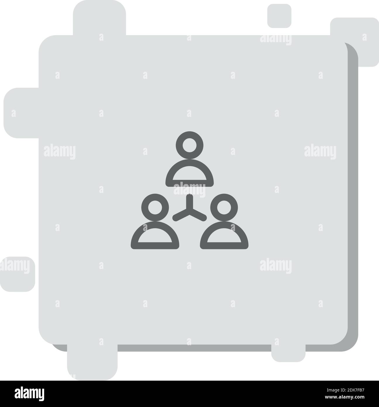 teamwork vector icon modern simple vector illustration Stock Vector ...