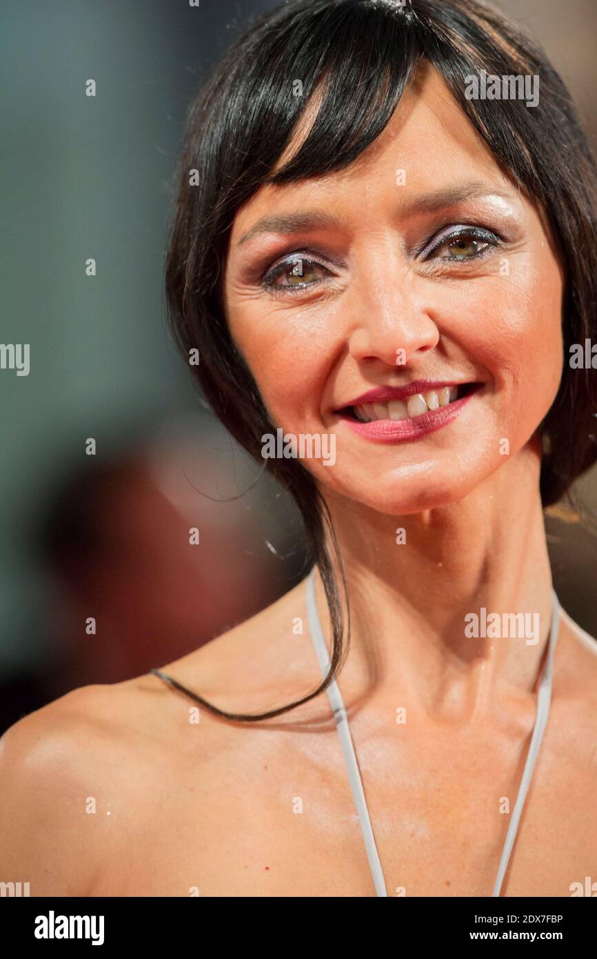 Maria De Medeira arriving for the premiere of the film Pasolini at the ...