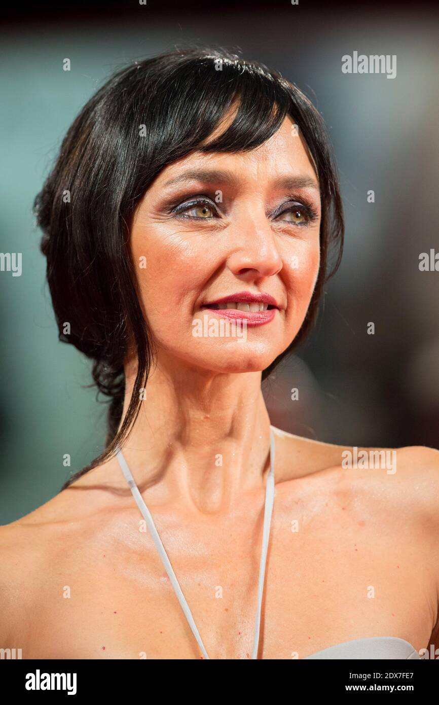 Maria De Medeira arriving for the premiere of the film Pasolini at the ...