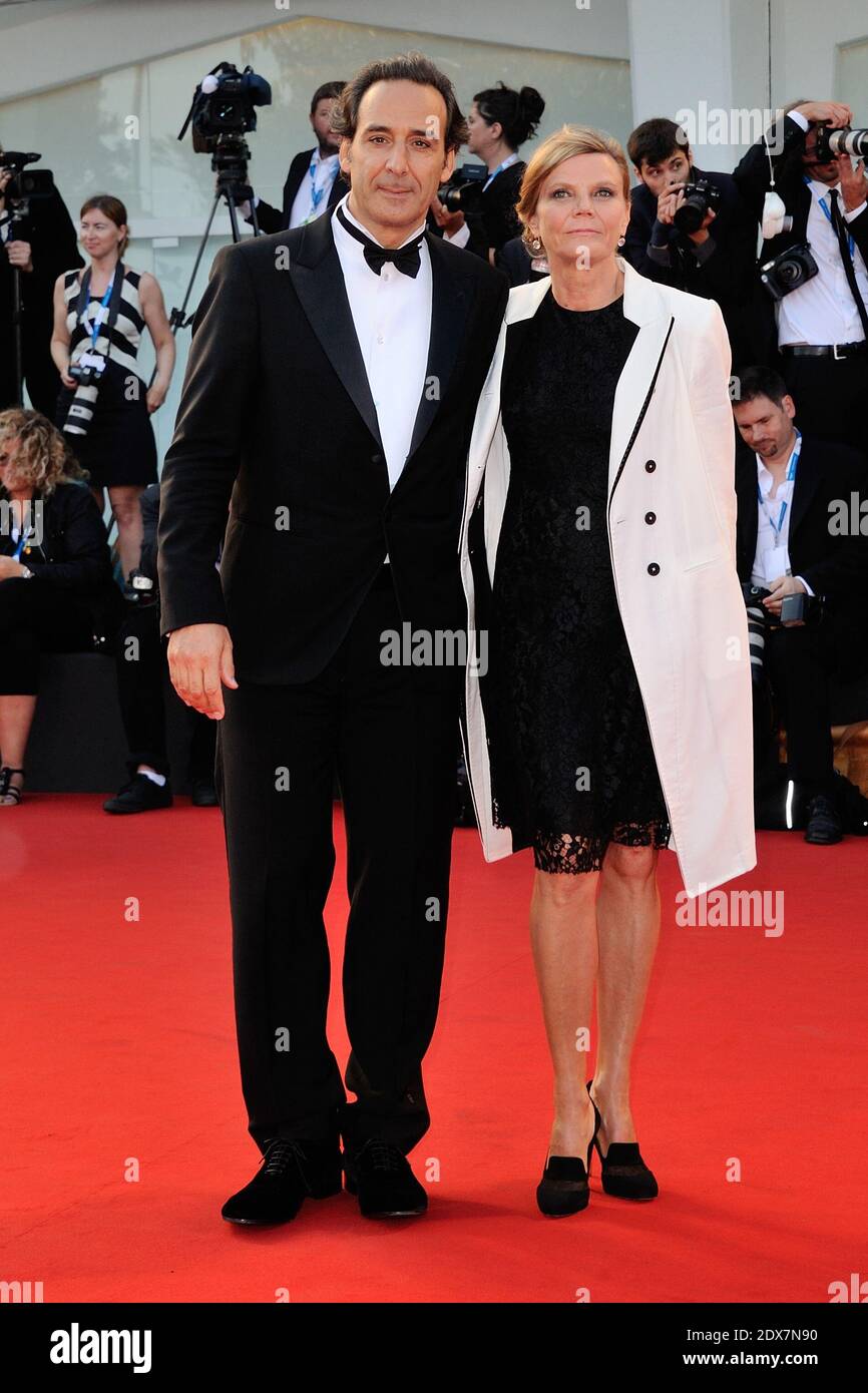 President of the Venezia 71 Jury Alexandre Desplat and Dominique ...