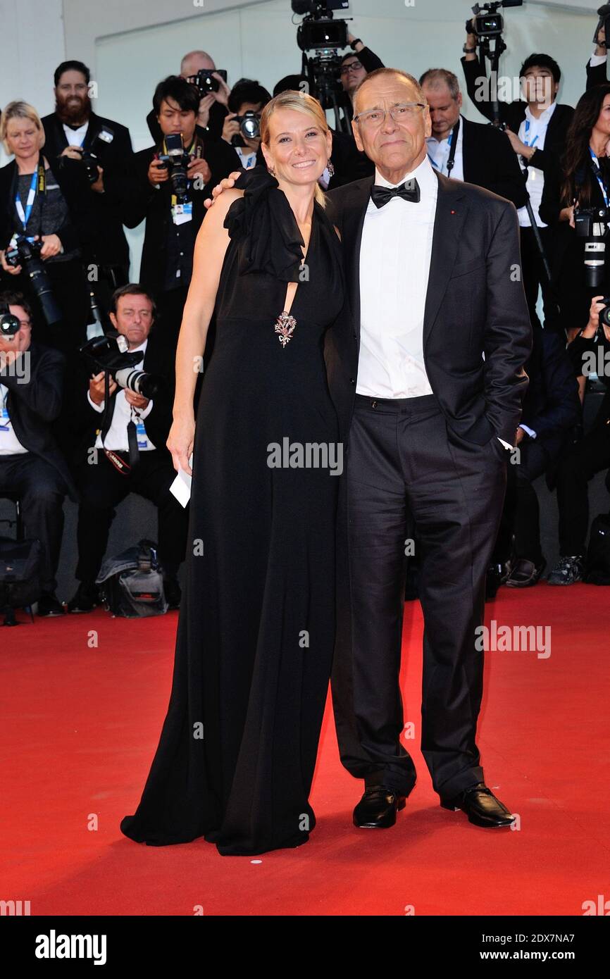 Director Andrei Konchalovsky and wife Julia arriving for the closing ...