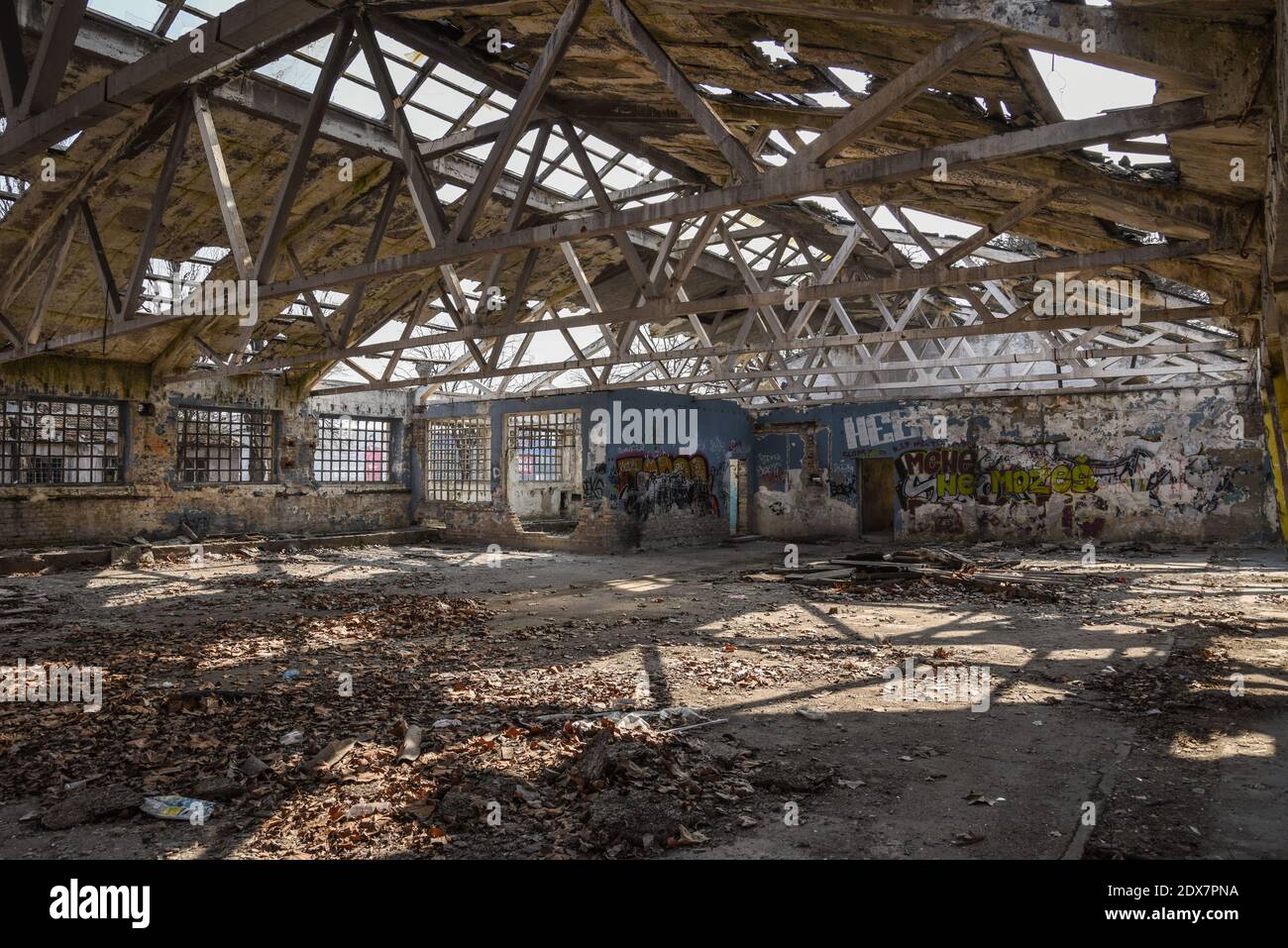 Broken rooftop hi-res stock photography and images - Alamy