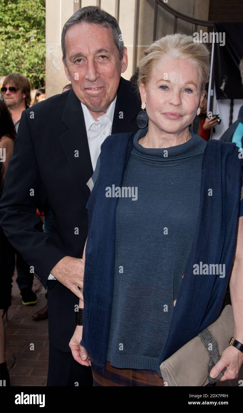 Genevieve Robert and Ivan Reitman attend the screening of Men, Women ...