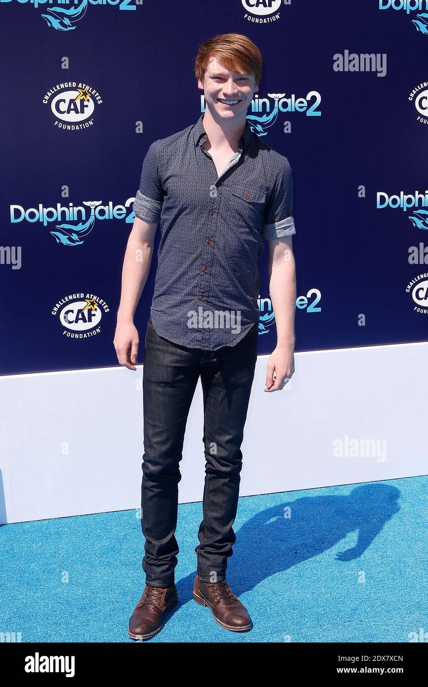 Calum Worthy attends the world premiere of Warner Bros Pictures and ...