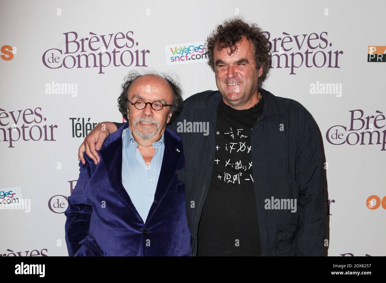 Jean-Michel Ribes and Pippo Delbono attending the French Premiere of ...