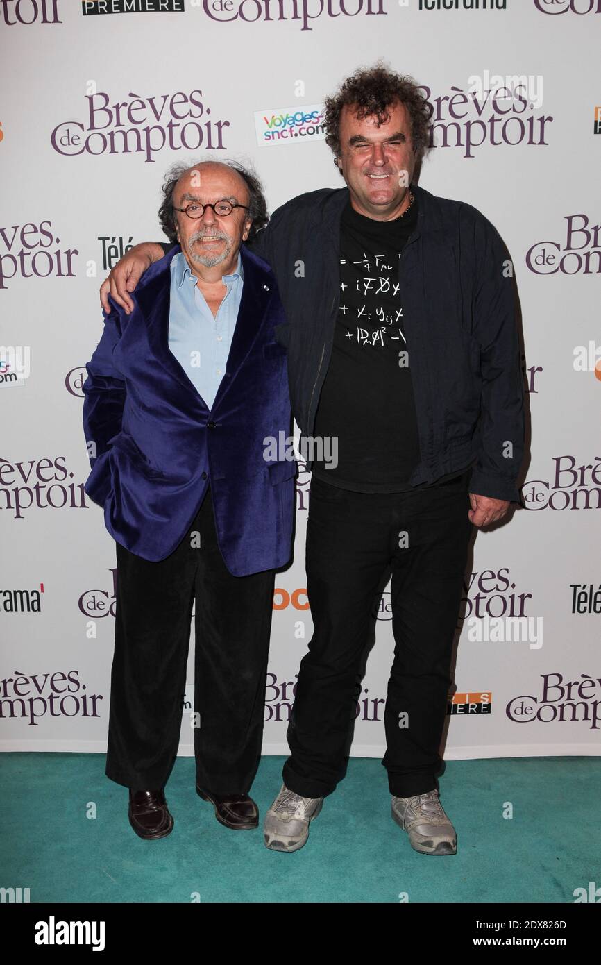 Jean-Michel Ribes and Pippo Delbono attending the French Premiere of ...
