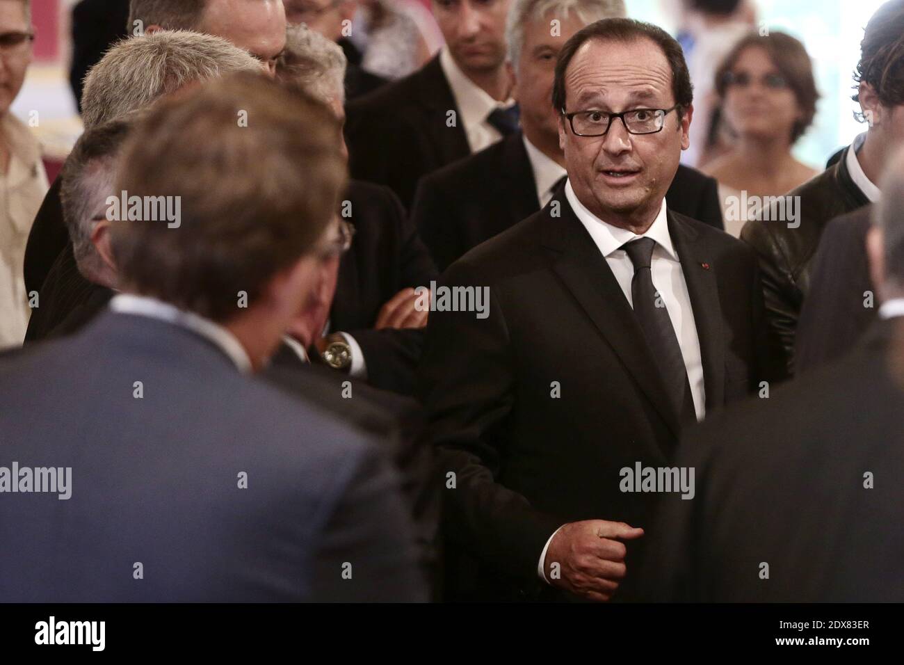 French President Fran Stock Photo - Alamy