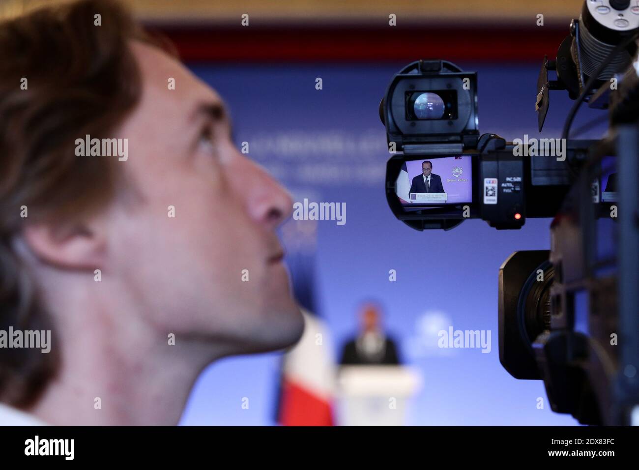 French President Fran Stock Photo - Alamy