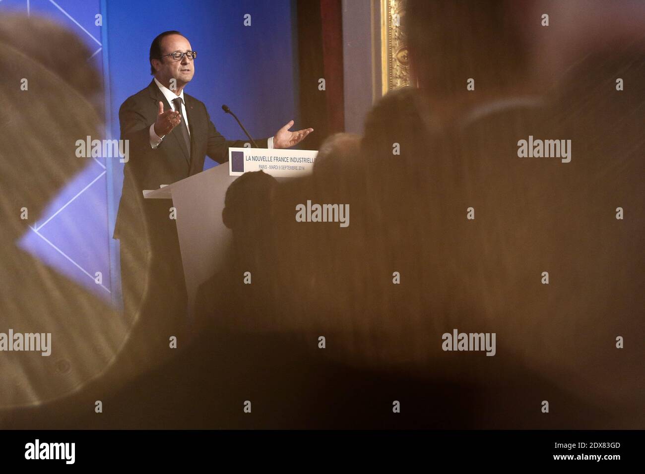 French President Fran Stock Photo - Alamy