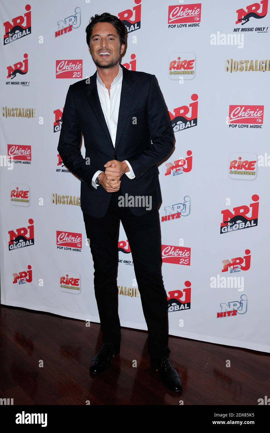 Vincent Cerutti attending the NRJ Rentree des Medias Press Conference ...