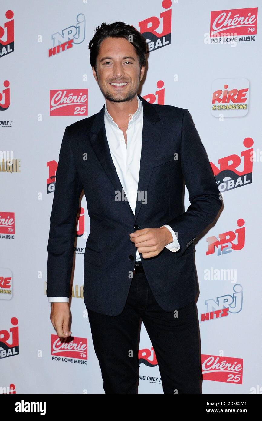 Vincent Cerutti attending the NRJ Rentree des Medias Press Conference ...