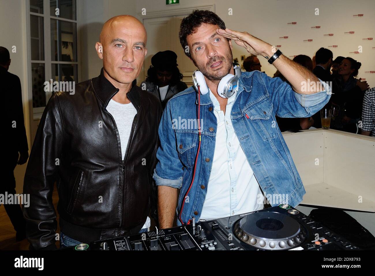 Hubert Blanc-Francard and Philippe Cerboneschi Zdar (Cassius) attending ...