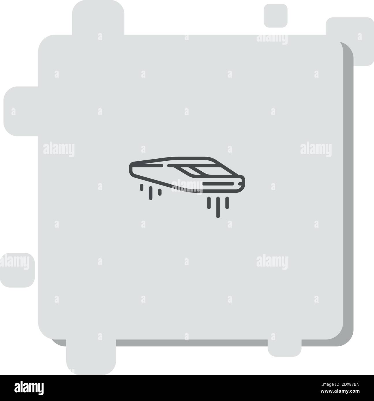 flying car vector icon modern simple vector illustration Stock Vector ...