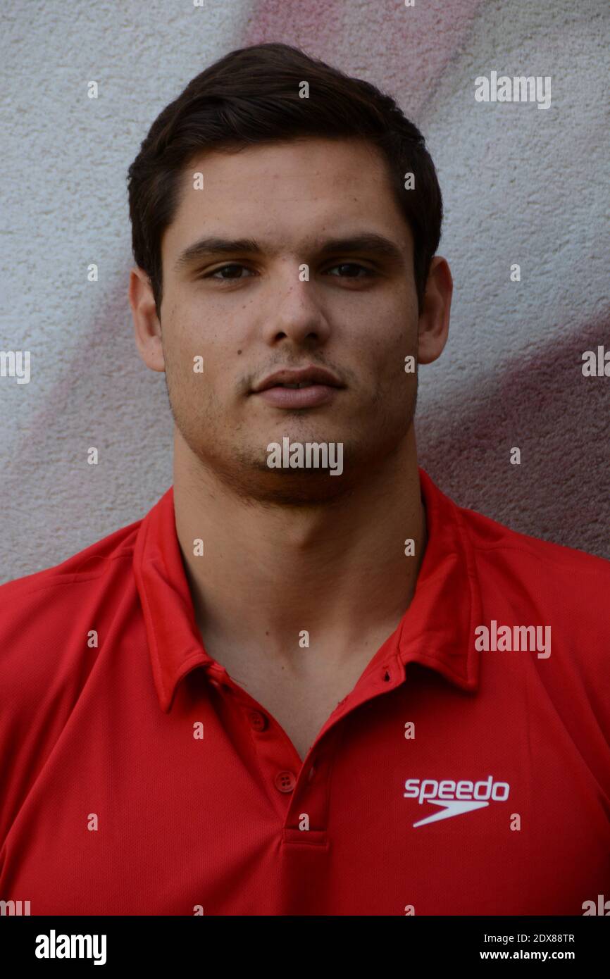 French Swimmer Florent Manaudou during the Get Speedo Fit Campaign ...