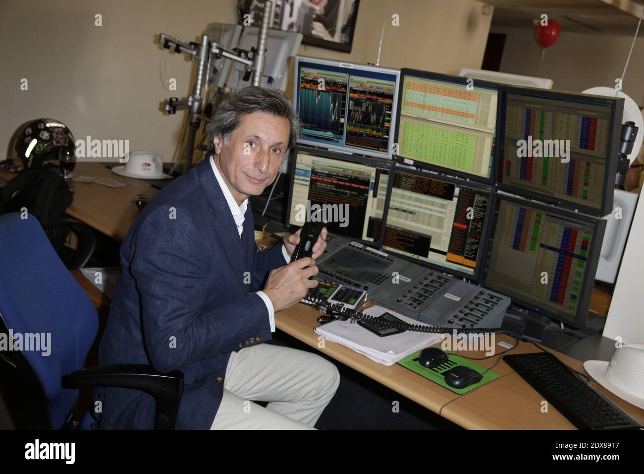 Patrick de Carolis attending the BGC Charity Day to honor the memory of ...