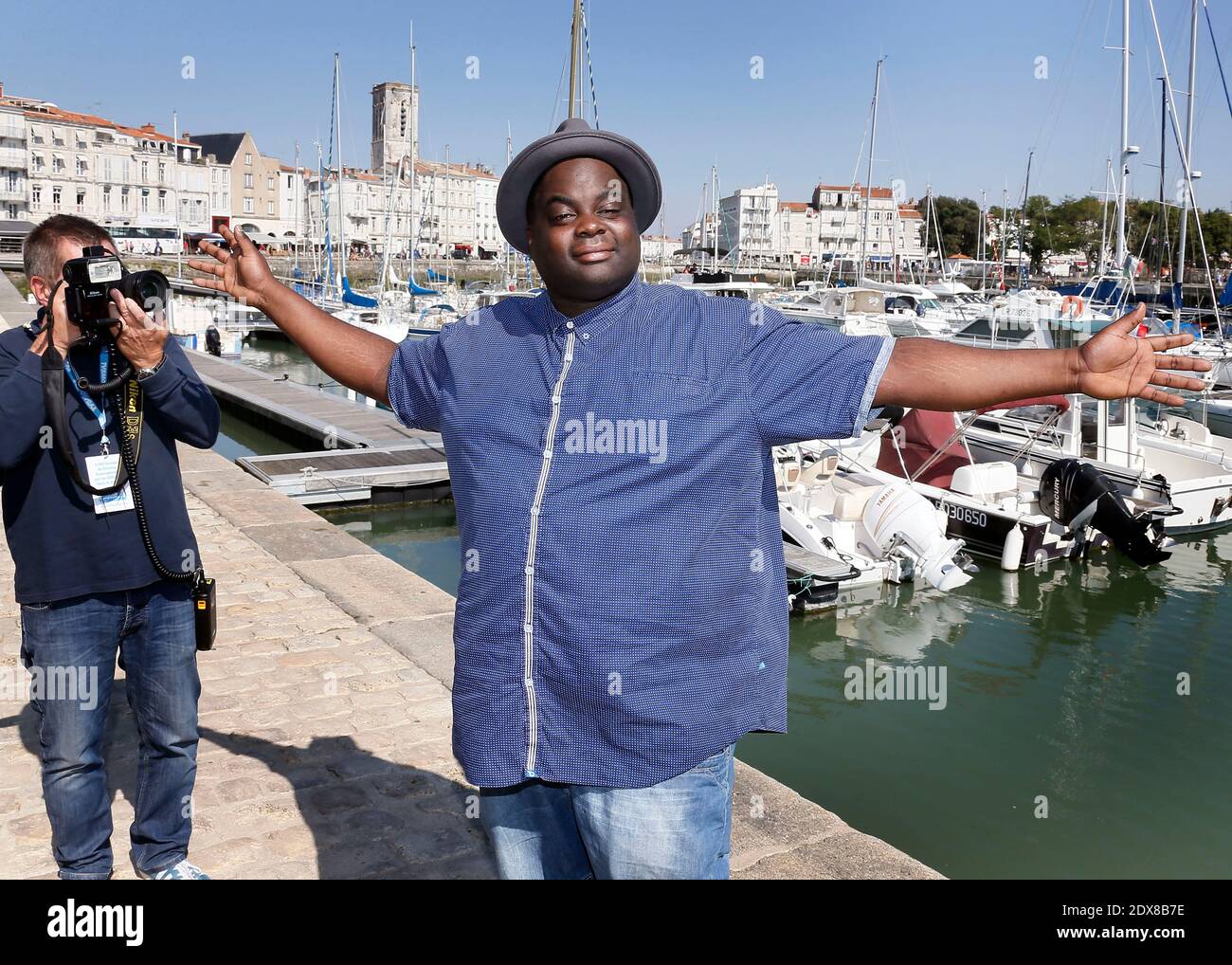 Issa Doumbia of Lascars attending the 16th Festival of TV Fiction in La ...
