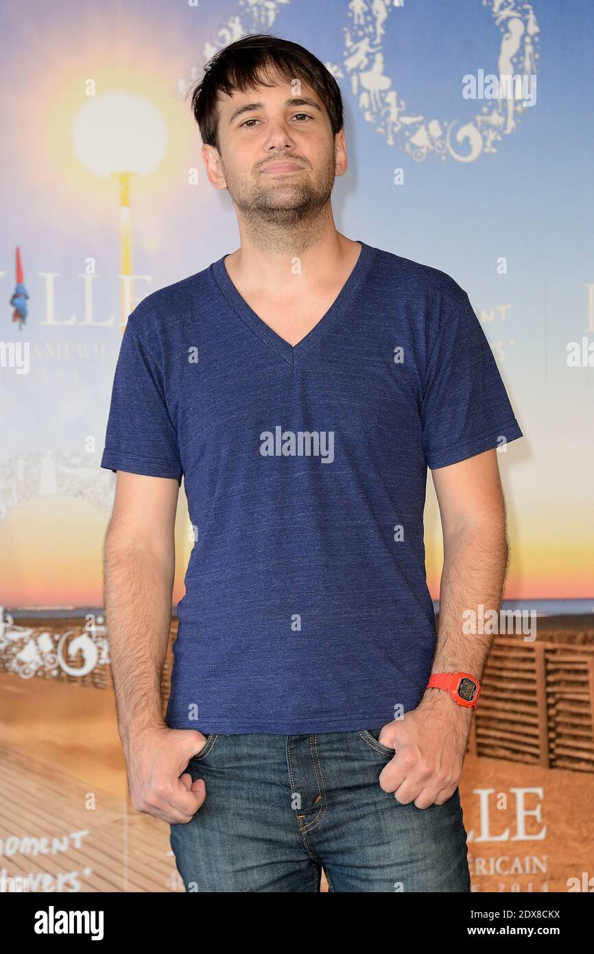 David Robert Mitchell posing at the 'It Follows' photocall as part of ...